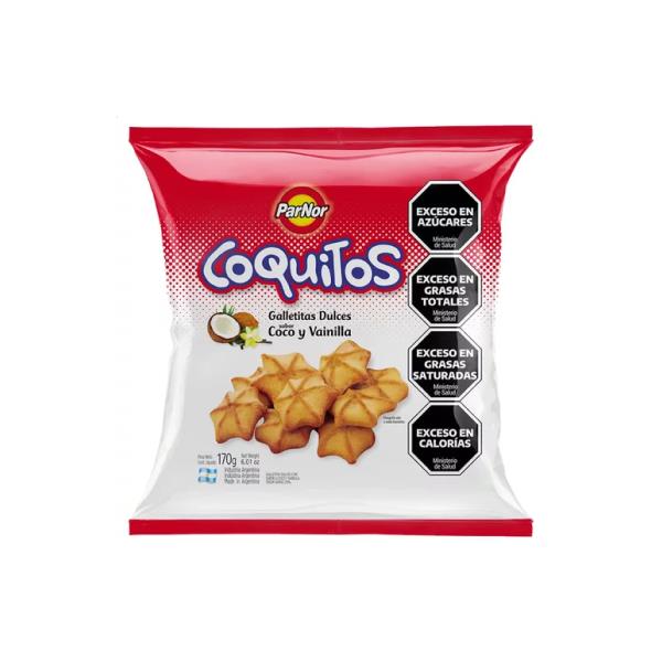 La Casa de las Galletitas - Mayorista - Gall. Paq. ParNor Coquito x 170 gr - 30 un