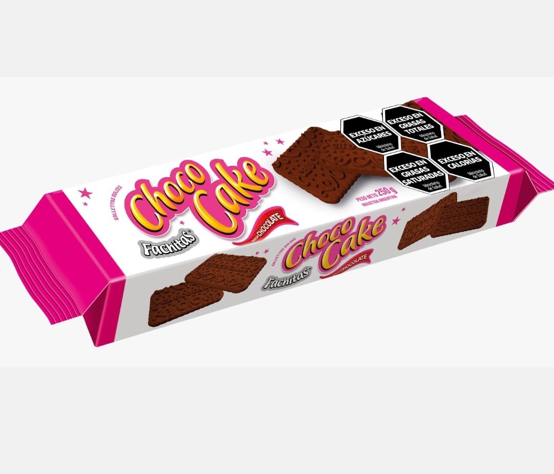 La Casa de las Galletitas - Mayorista - Gall. Paq. Fachitas Choco Cake x 250 gr - 20 paq
