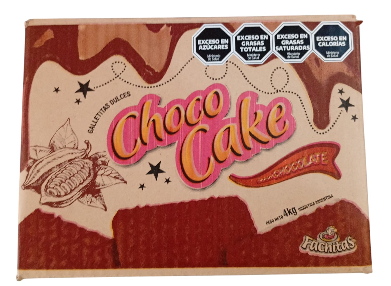 La Casa de las Galletitas - Mayorista - Gall. Fachitas Choco Cake x 4 kg